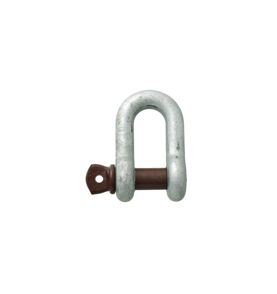 Schäkel hochfest, gerade 1/2mm (verzinkt)